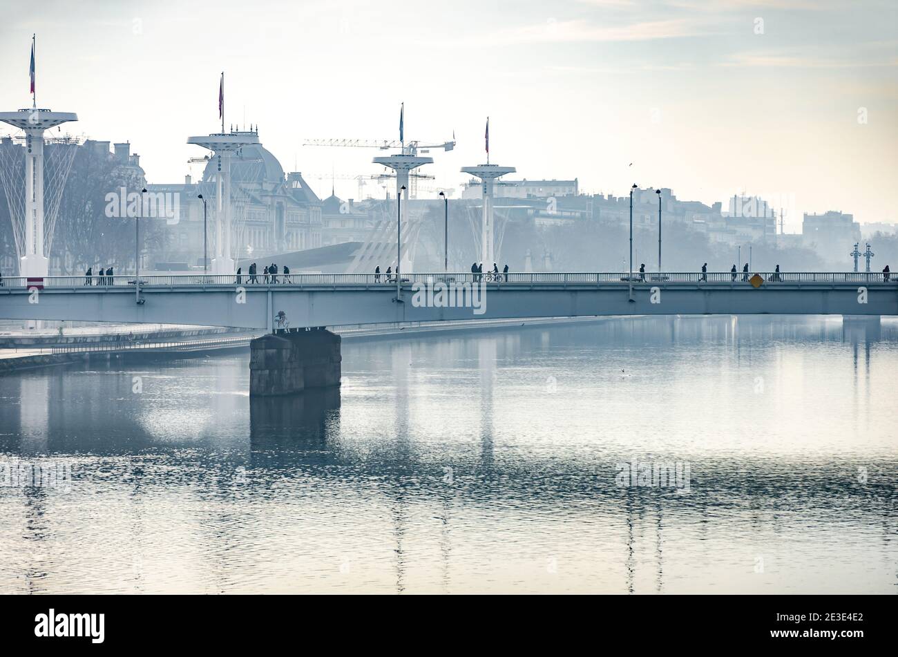 Bridge crossing over rhone hi-res stock photography and images - Alamy