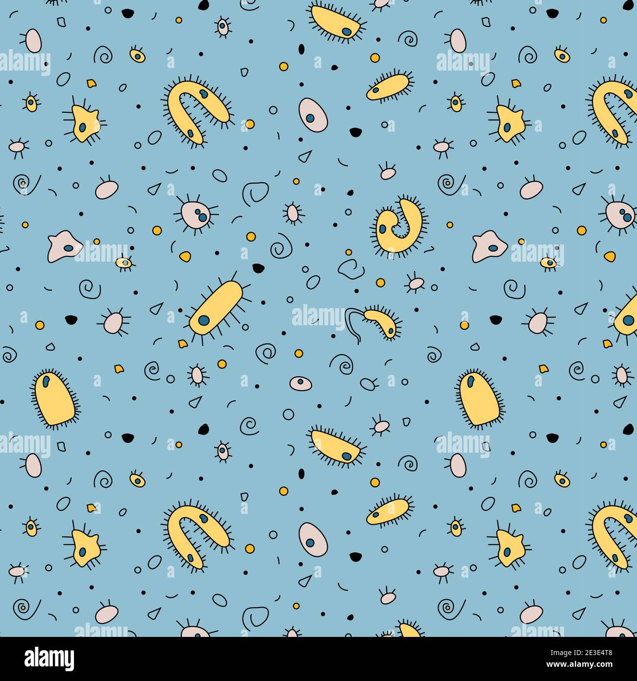 Light microscope bacteria Stock Vector Images - Alamy