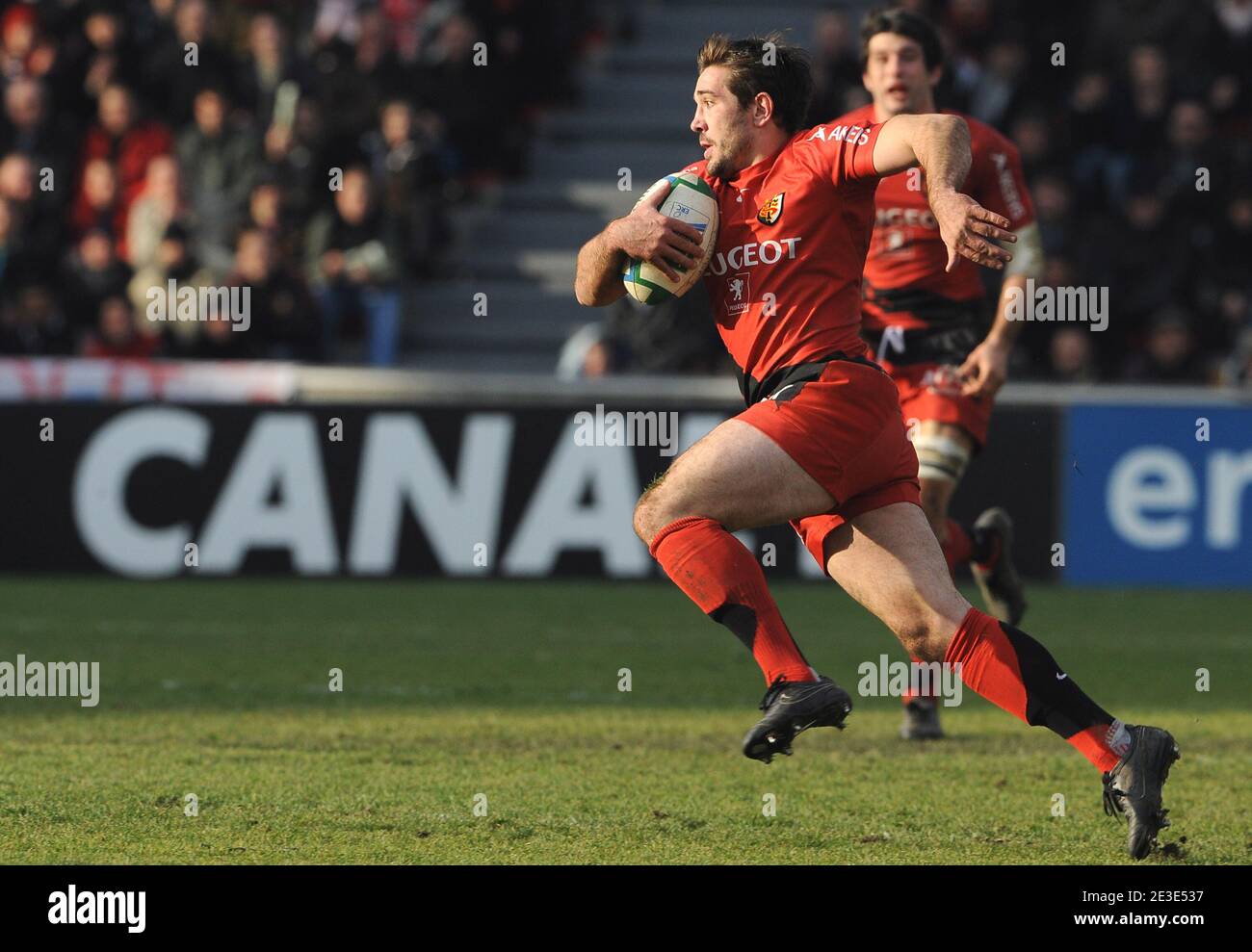 Florian Fritz during the Heineken Cup Rugby match, Stade Toulousain vs ...