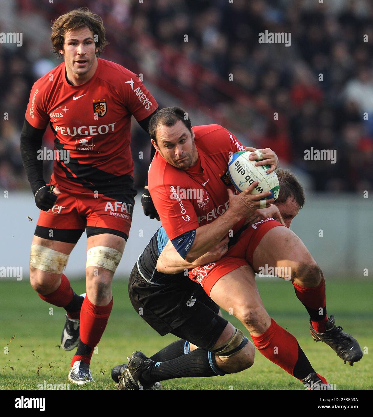 Daan Human during the Heineken Cup Rugby match, Stade Toulousain vs ...