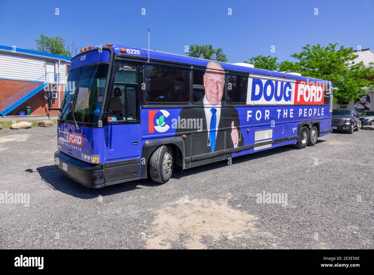 Doug ford election bus hi-res stock photography and images - Alamy