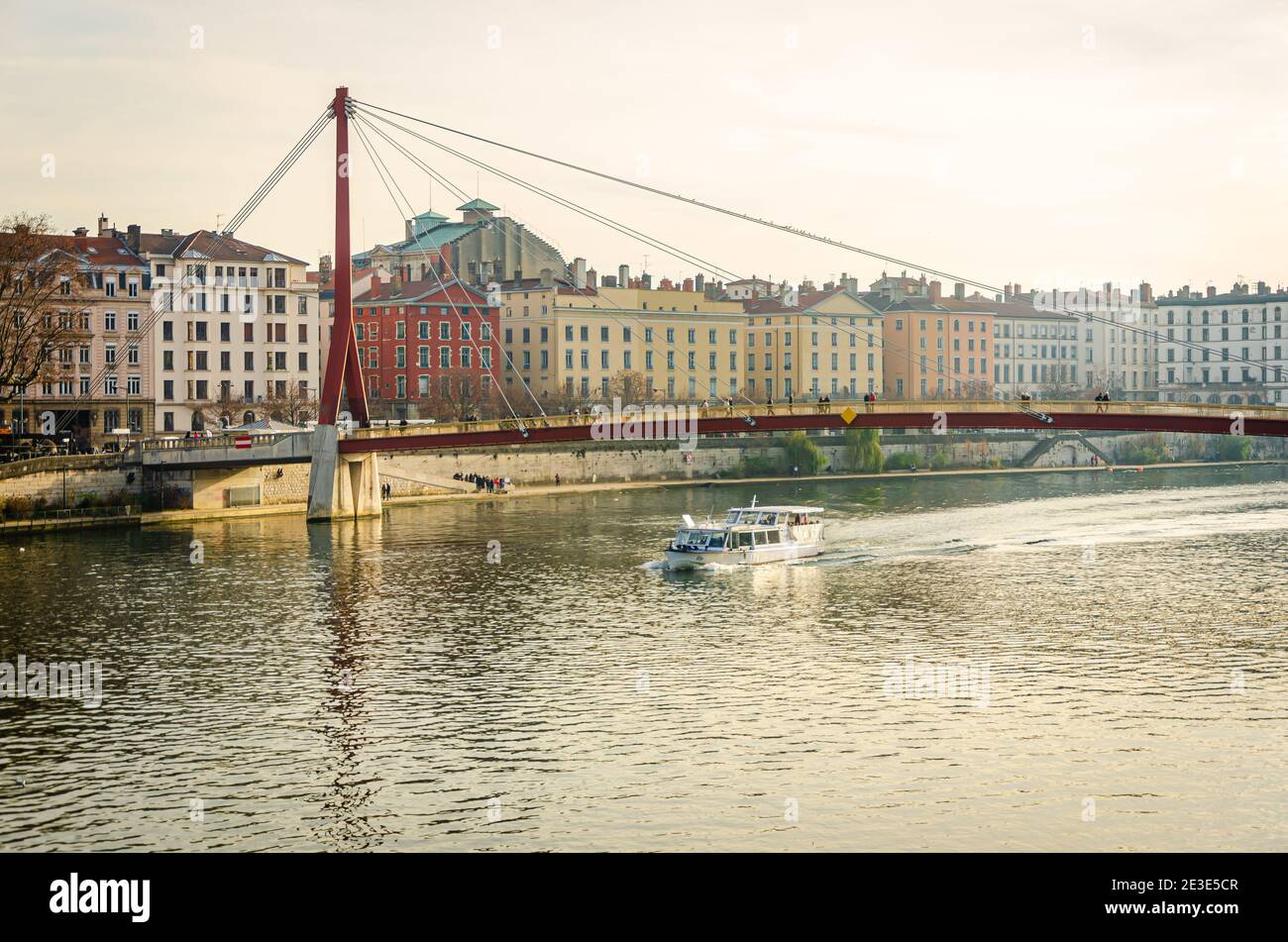 Bridge in Lyon, France Stock Photo - Alamy