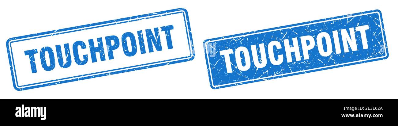 touchpoint square stamp. touchpoint grunge sign set Stock Vector Image & Art - Alamy