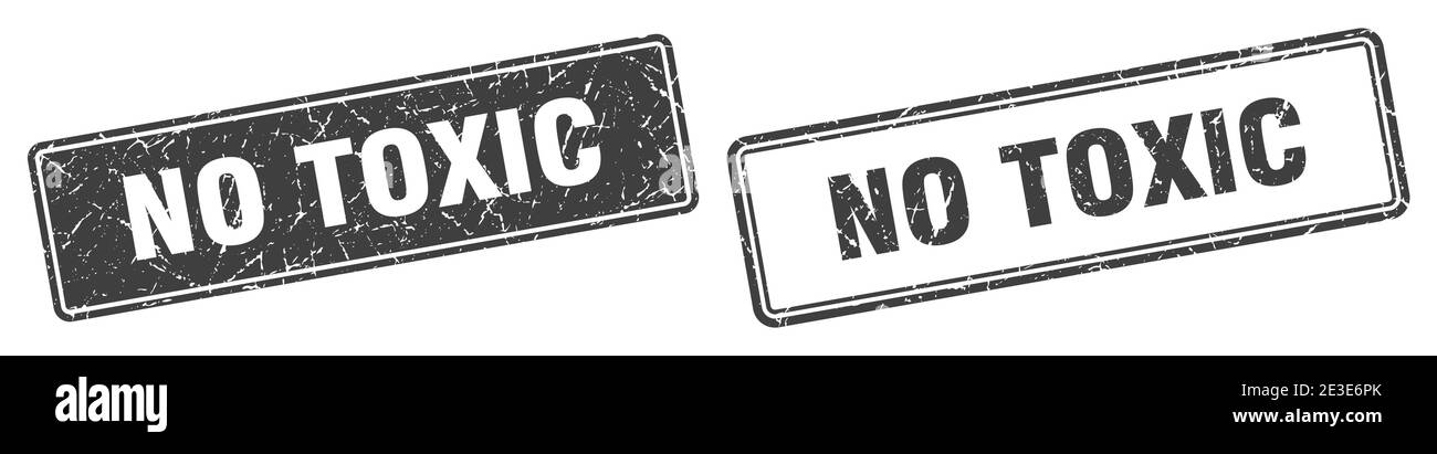 No toxic stamp square Stock Vector Images - Alamy