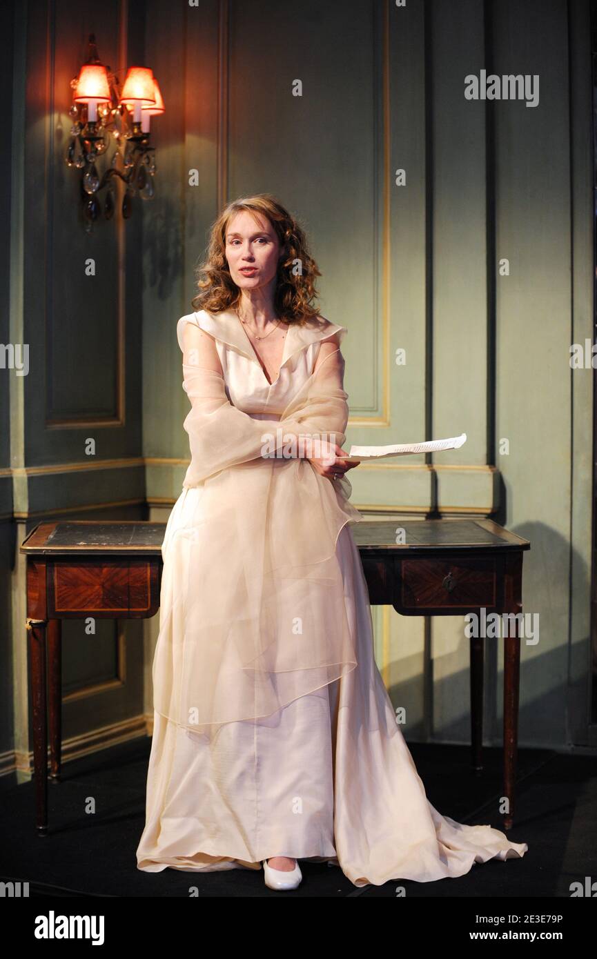 Marianne Basler performs in the play 'Marie Antoinette' directed by ...