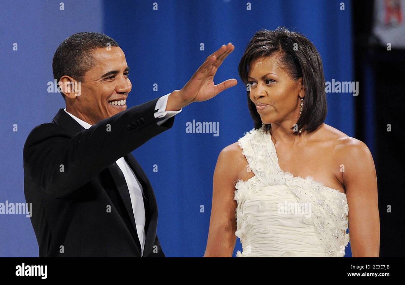 U.S. President Barack Obama and First Lady Michelle Obama attend the ...