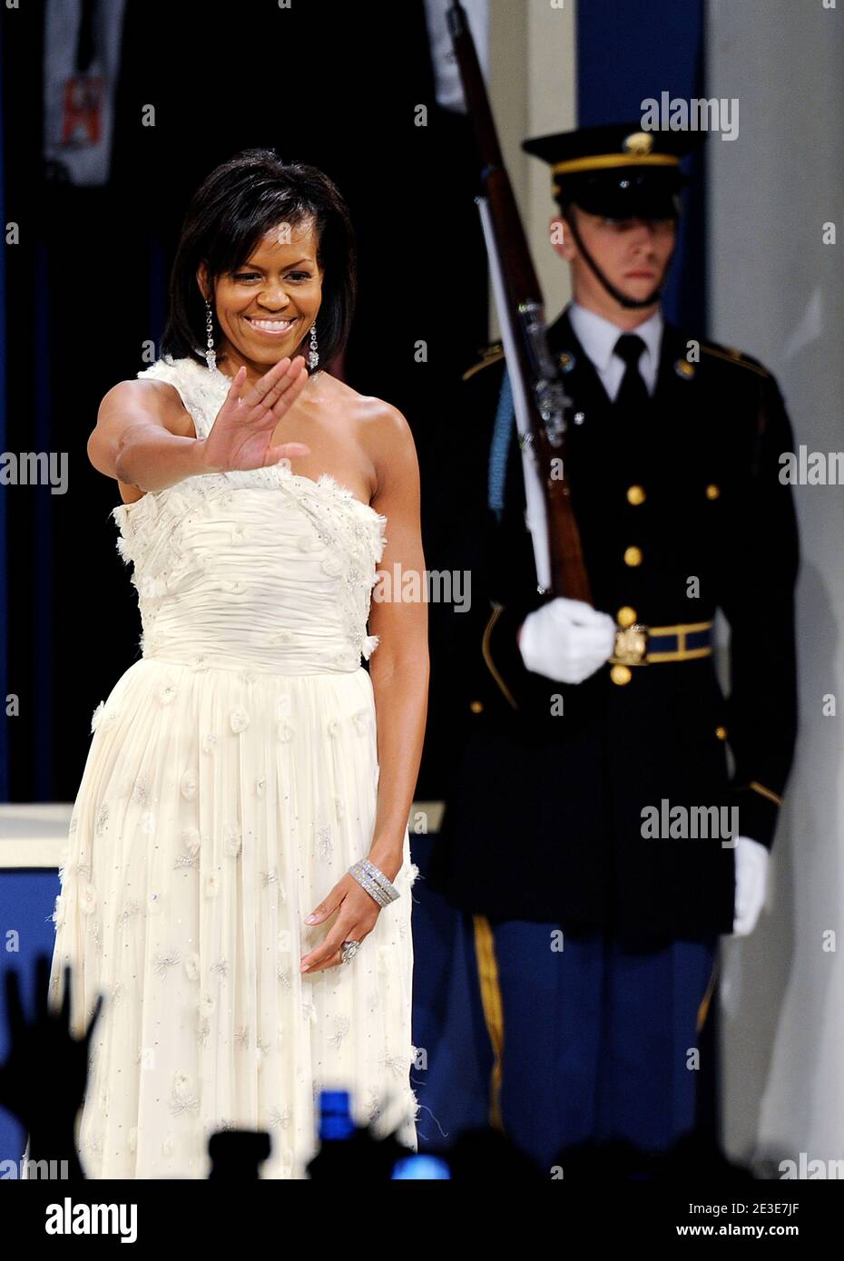 U.S. President Barack Obama and First Lady Michelle Obama attend the ...