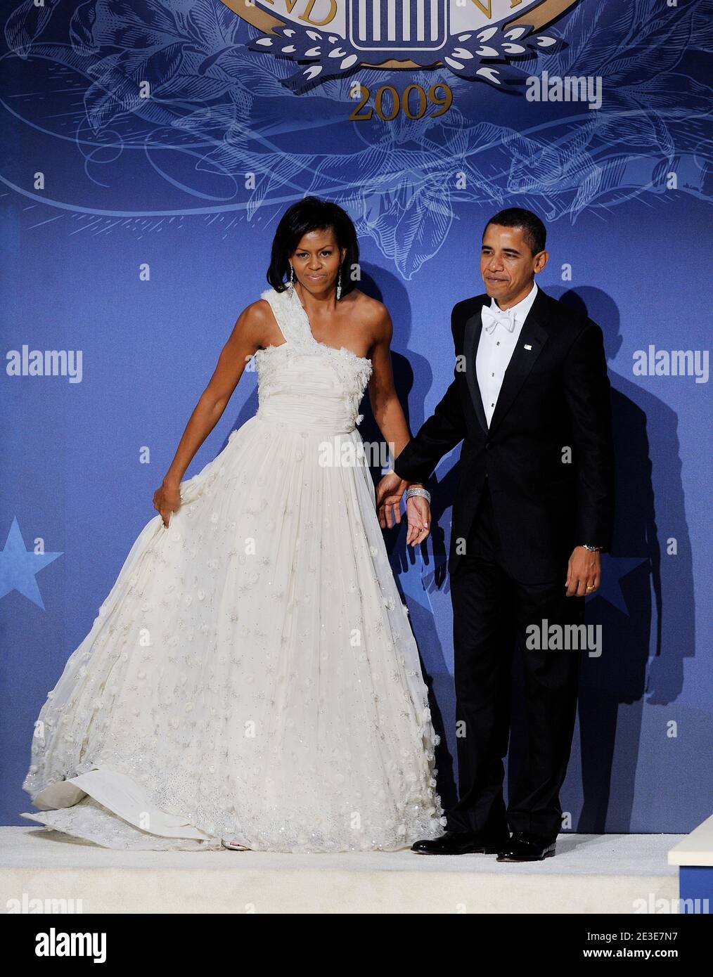 U.S. President Barack Obama and First Lady Michelle Obama attend the ...