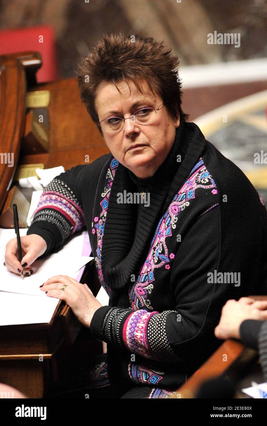 Christine boutin assemblée nationale hi-res stock photography and ...