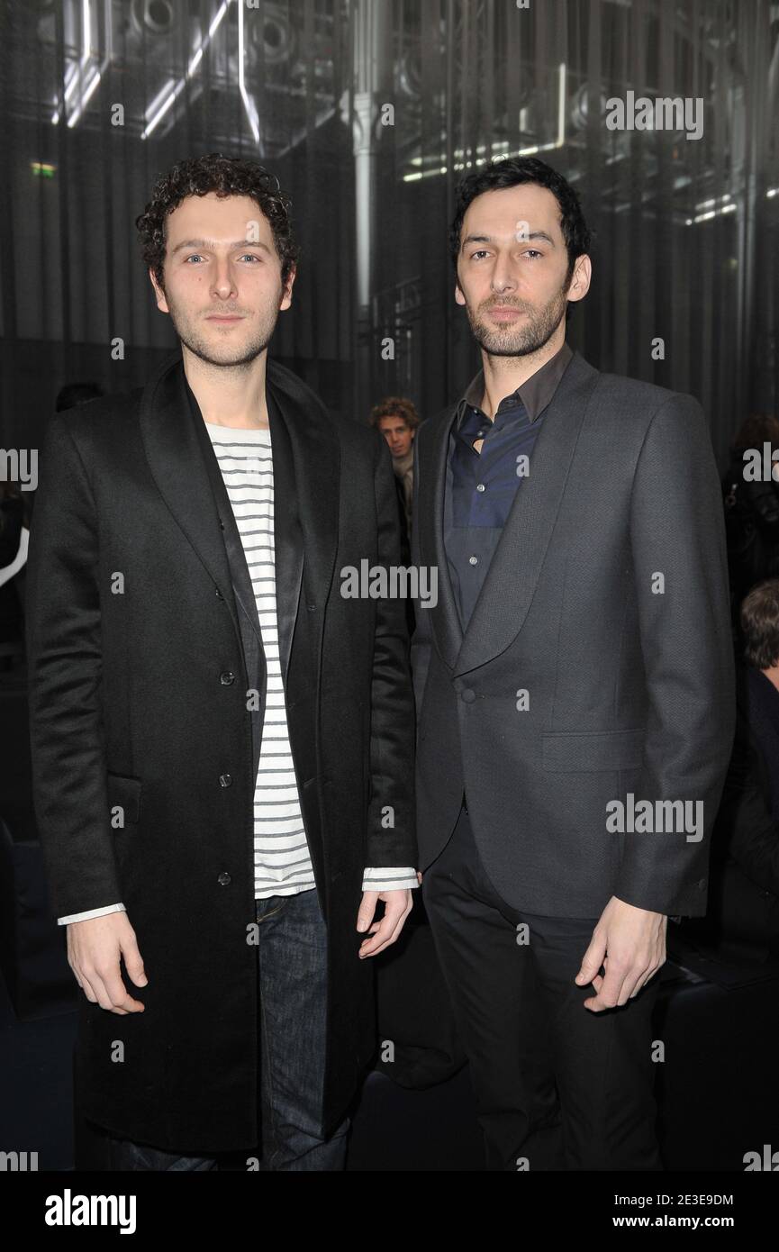Simon Buret and Olivier Coursier from French Group Aaron attend Vuitton ...