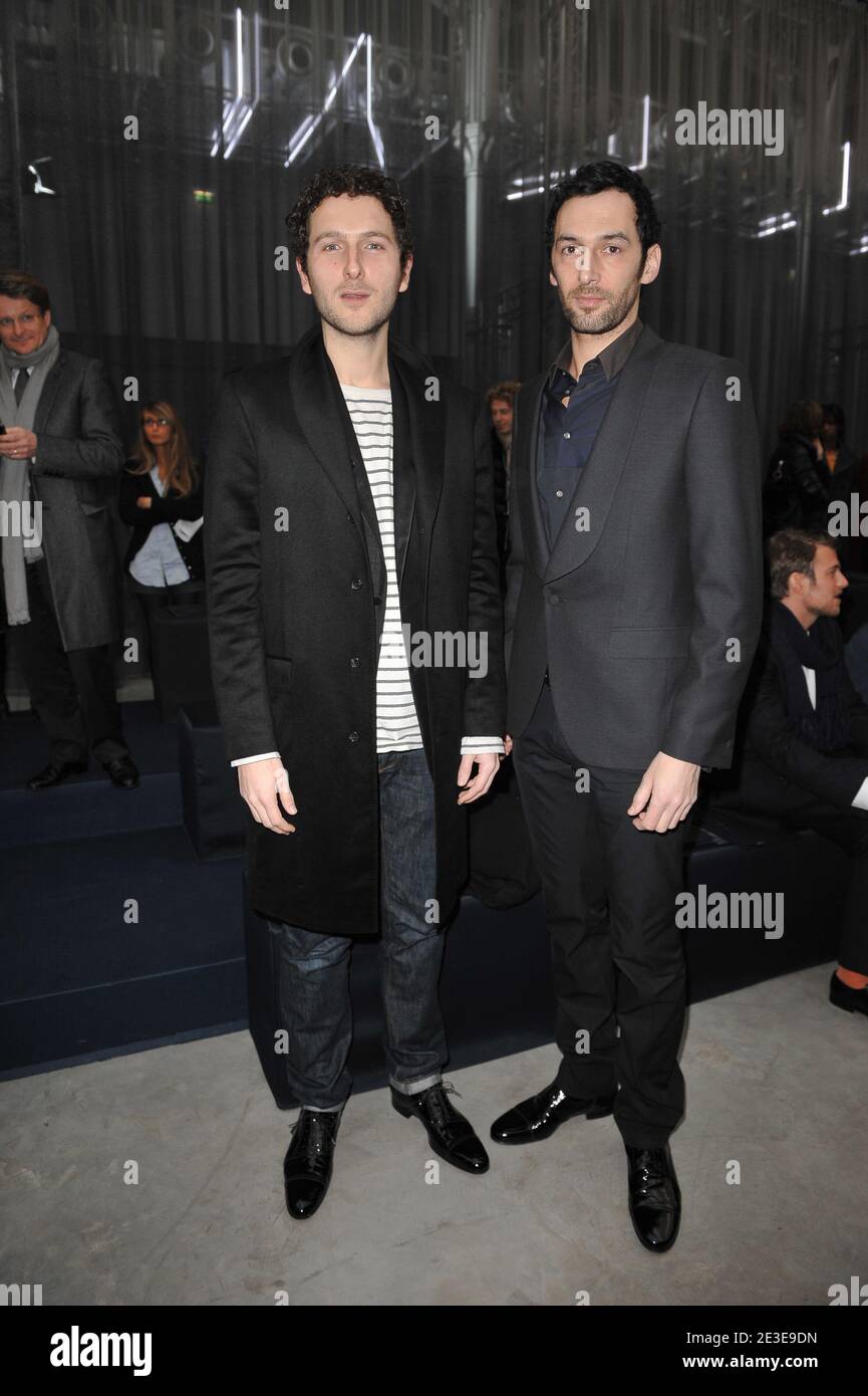 Simon Buret and Olivier Coursier from French Group Aaron attend Vuitton ...