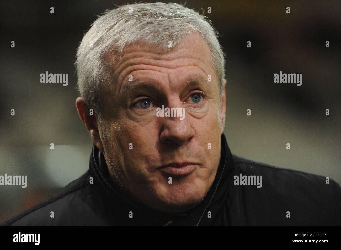 Reims' new coach Luis Fernandez before the Second League Soccer match ...