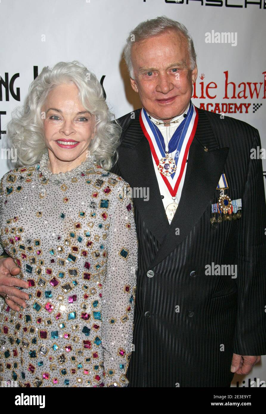 Dr. Buzz Aldrin and wife Lois Driggs Cannon arriving at The 6th Annual ...
