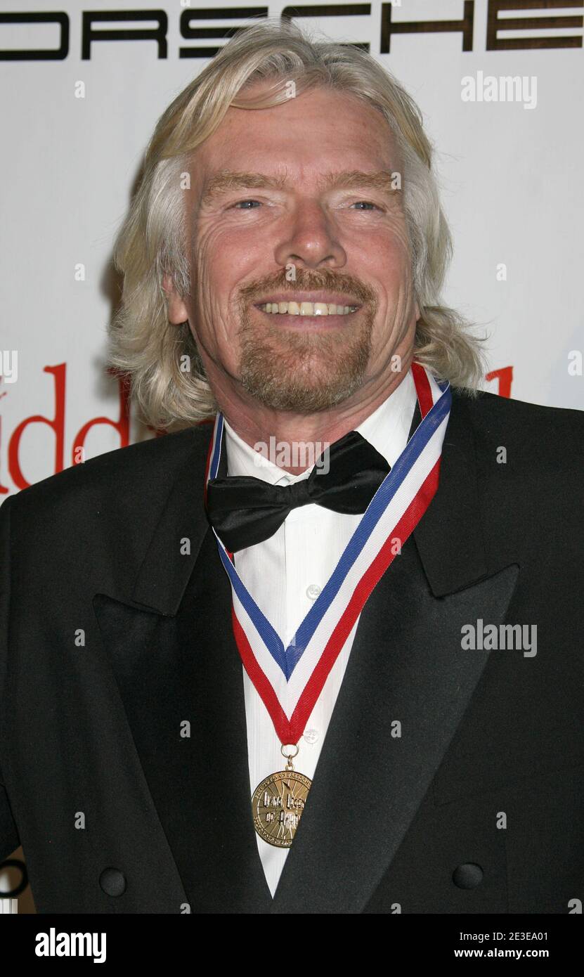 Virgin CEO Sir Richard Branson arriving at The 6th Annual Living ...