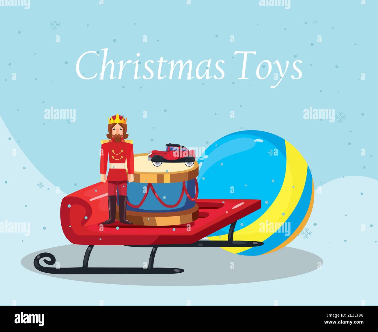 Car sled Stock Vector Images - Alamy