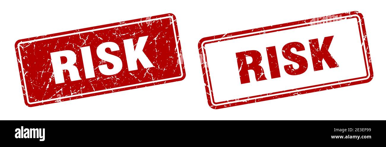 risk square stamp. risk grunge sign set Stock Vector Image & Art - Alamy