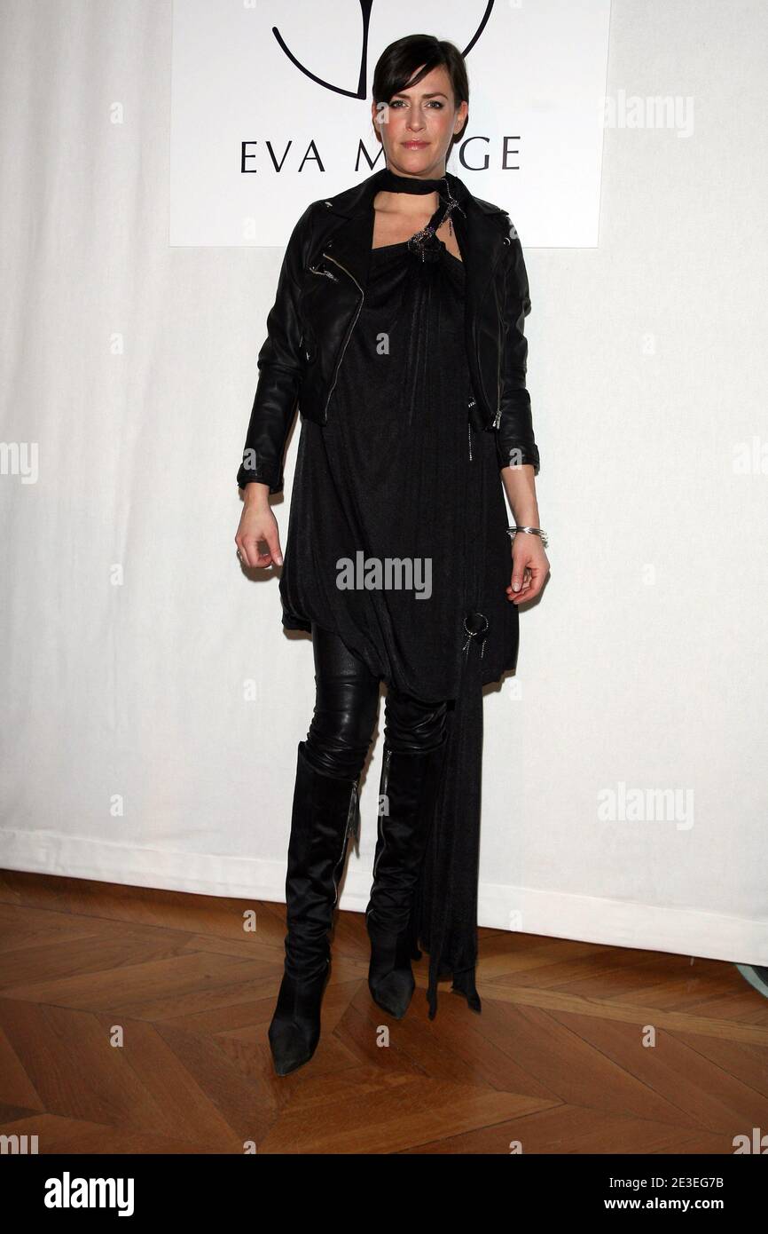 Anne Caillon attending the Eva Mingue Fall-Winter 2009-2010 fashion ...