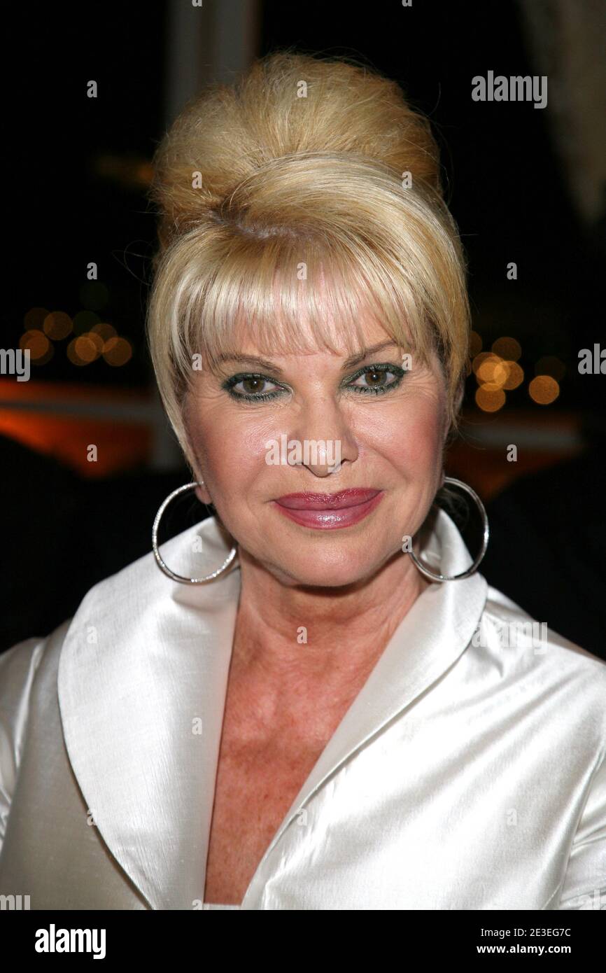 Ivana Trump attending the Eva Mingue Fall-Winter 2009-2010 fashion show ...