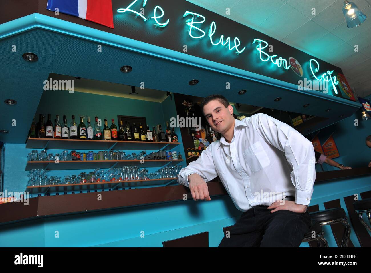 French singer Damien Jean is the new buzz on internet. He poses in his ...