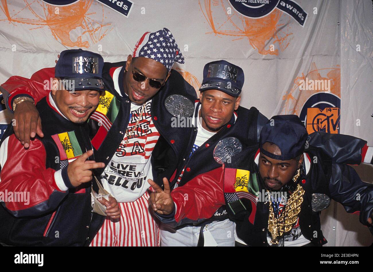 Luther 'Luke' Campbell and 2 LIVE CREW at the 1990 MTV Video Music ...