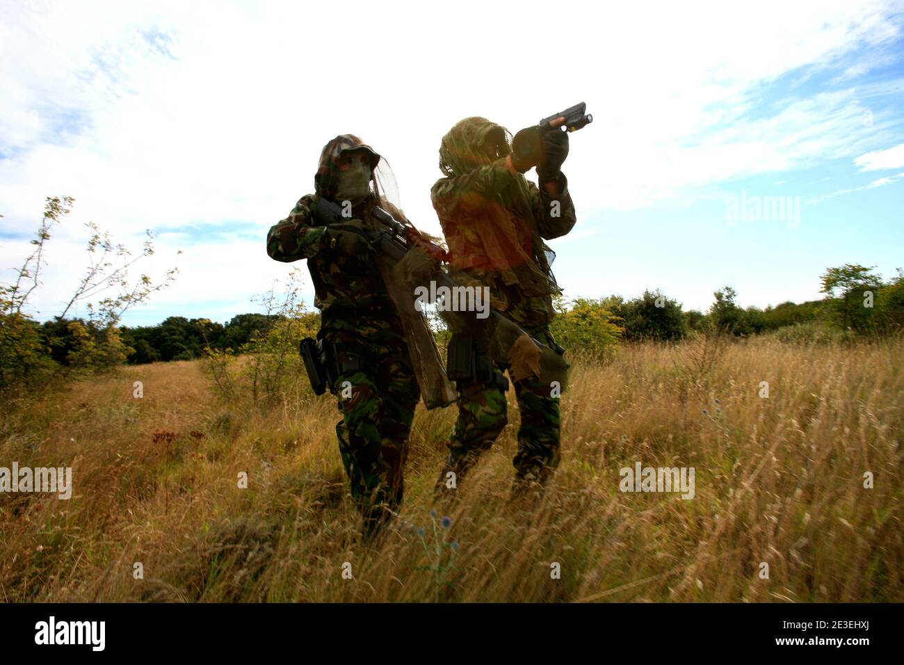 A daily exercise held by members of the Second Generation Intervention ...