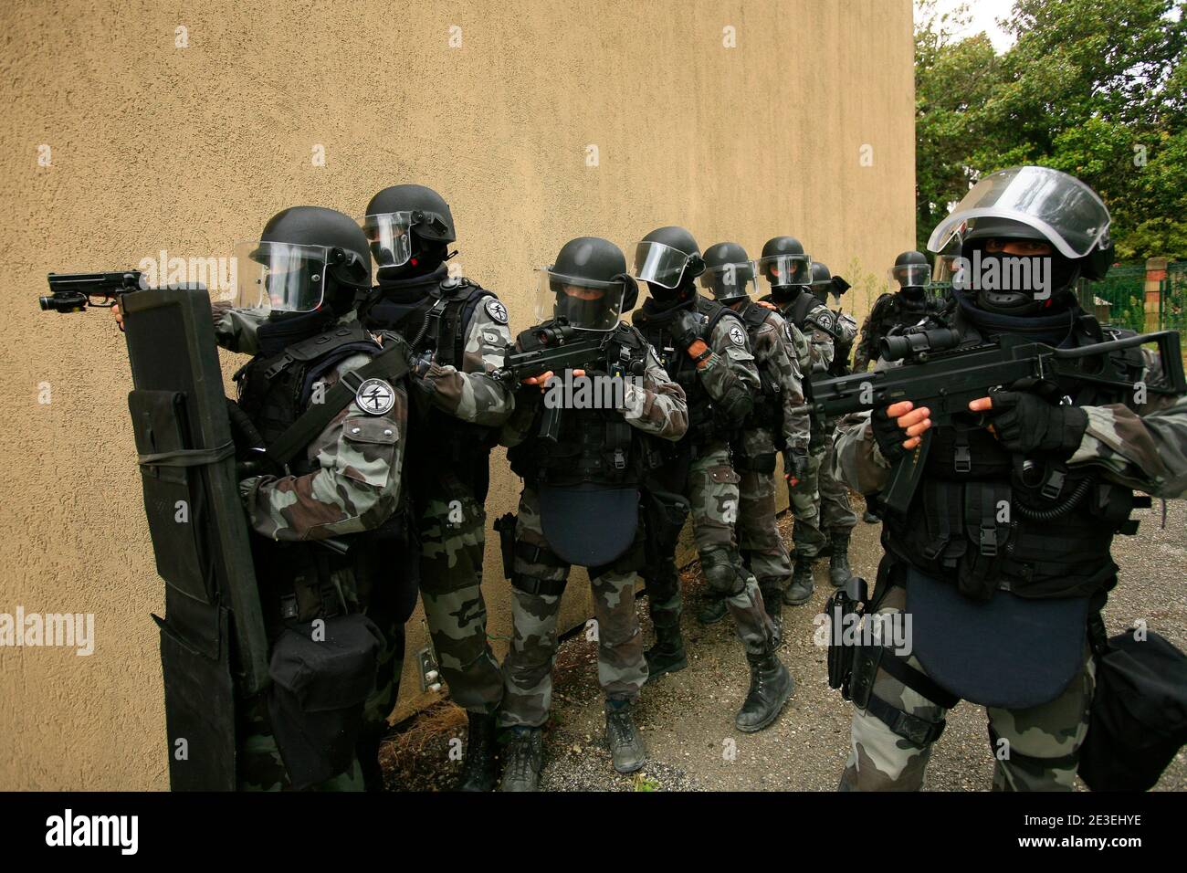 A daily exercise held by members of the Second Generation Intervention ...