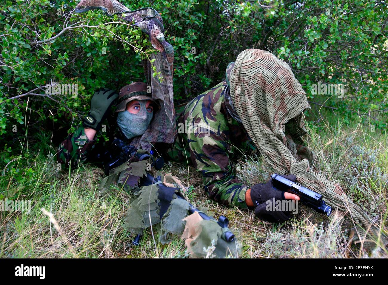 A daily exercise held by members of the Second Generation Intervention ...