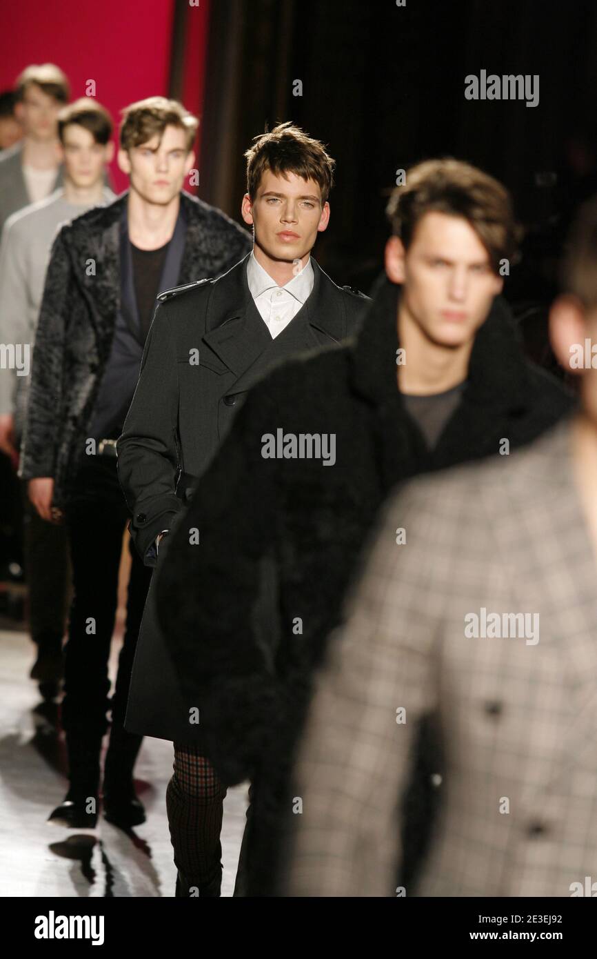 Models display creations by French designer Franck Boclet for Emanuel ...