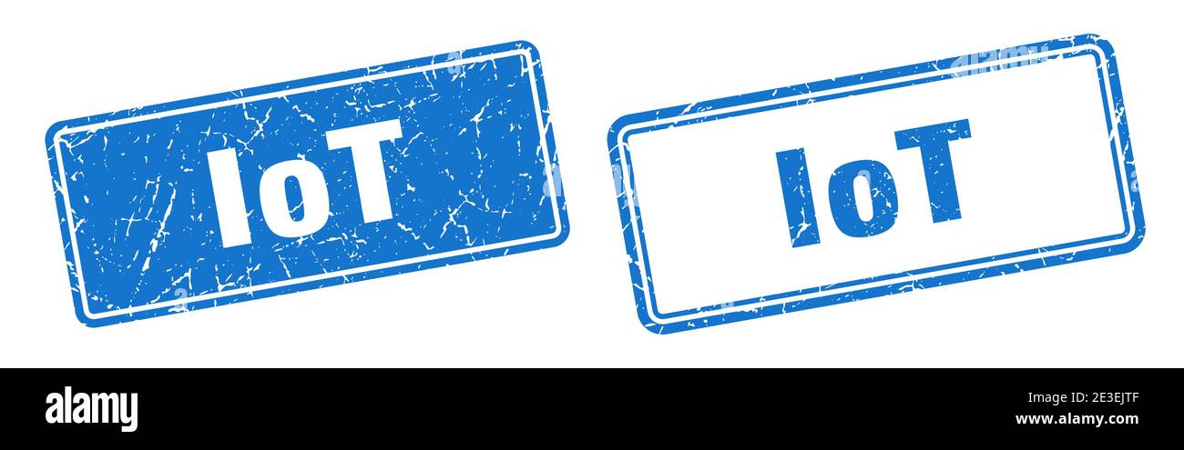 iot square stamp. iot grunge sign set Stock Vector Image & Art - Alamy