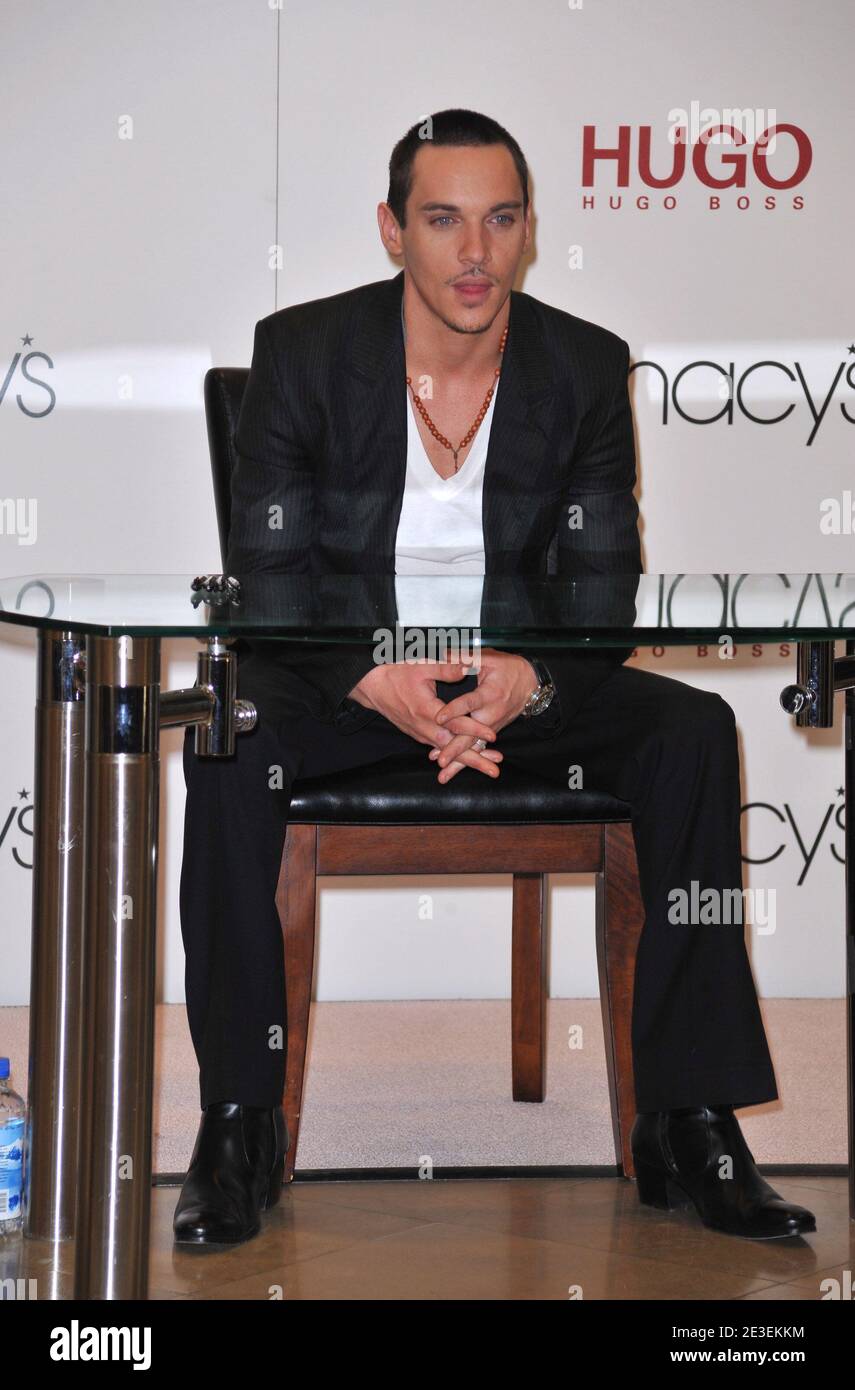 Actor Jonathan Rhys Meyers launches the new HUGO 'Element' fragrance at ...