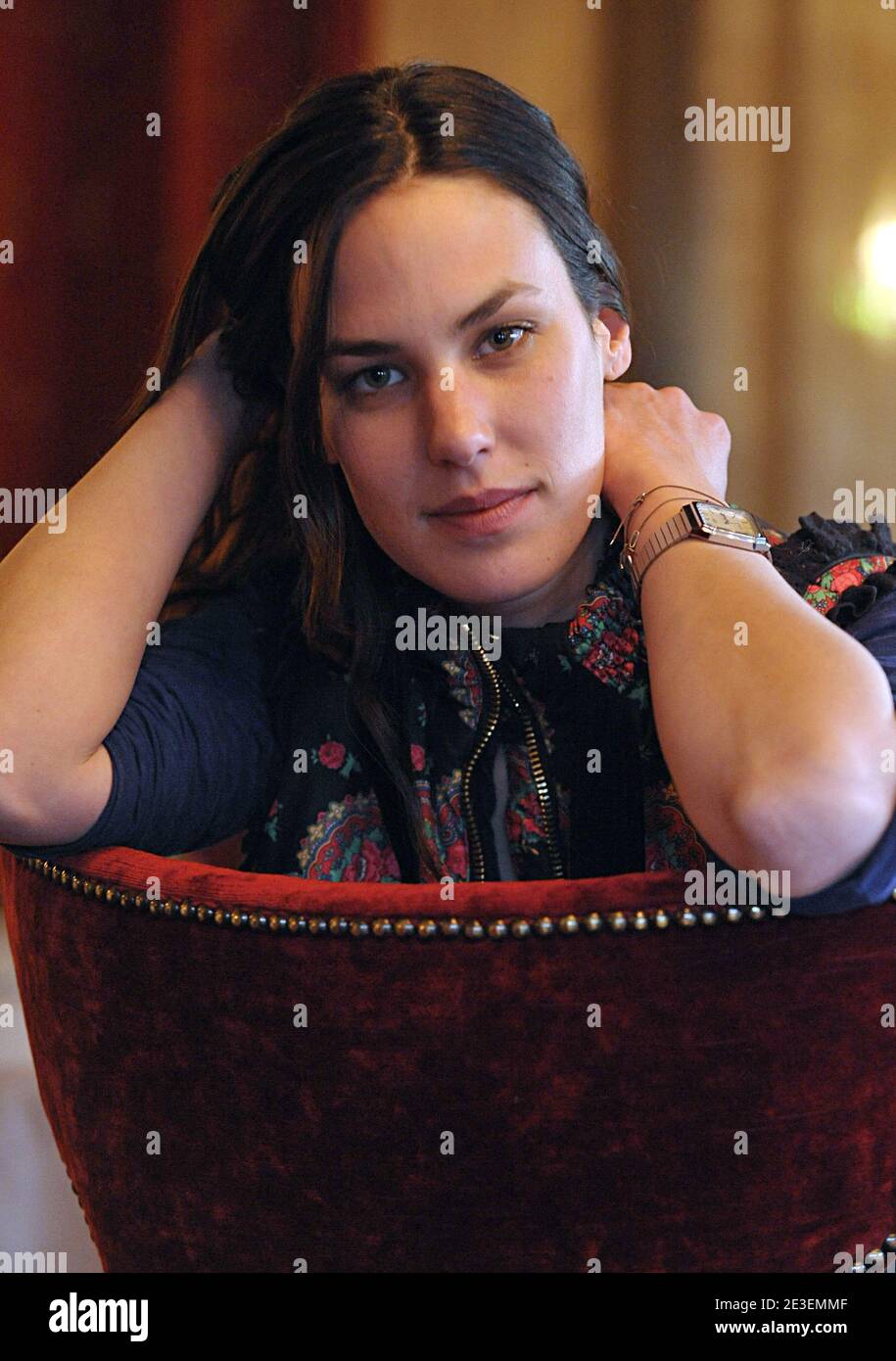 EXCLUSIVE. French actress Julie Fournier poses during the 16th ...