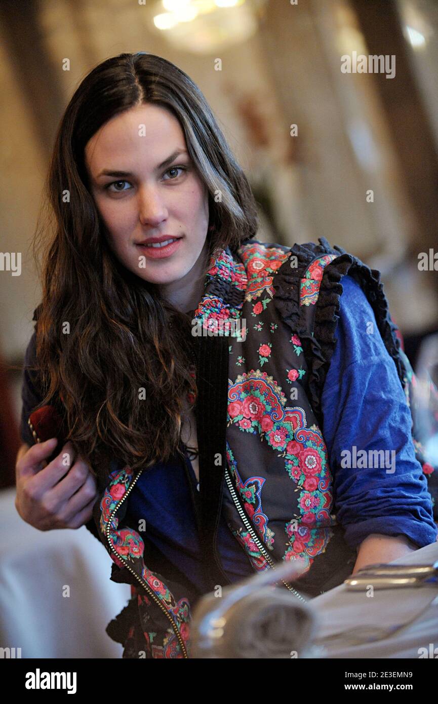 EXCLUSIVE. French actress Julie Fournier poses during the 16th ...