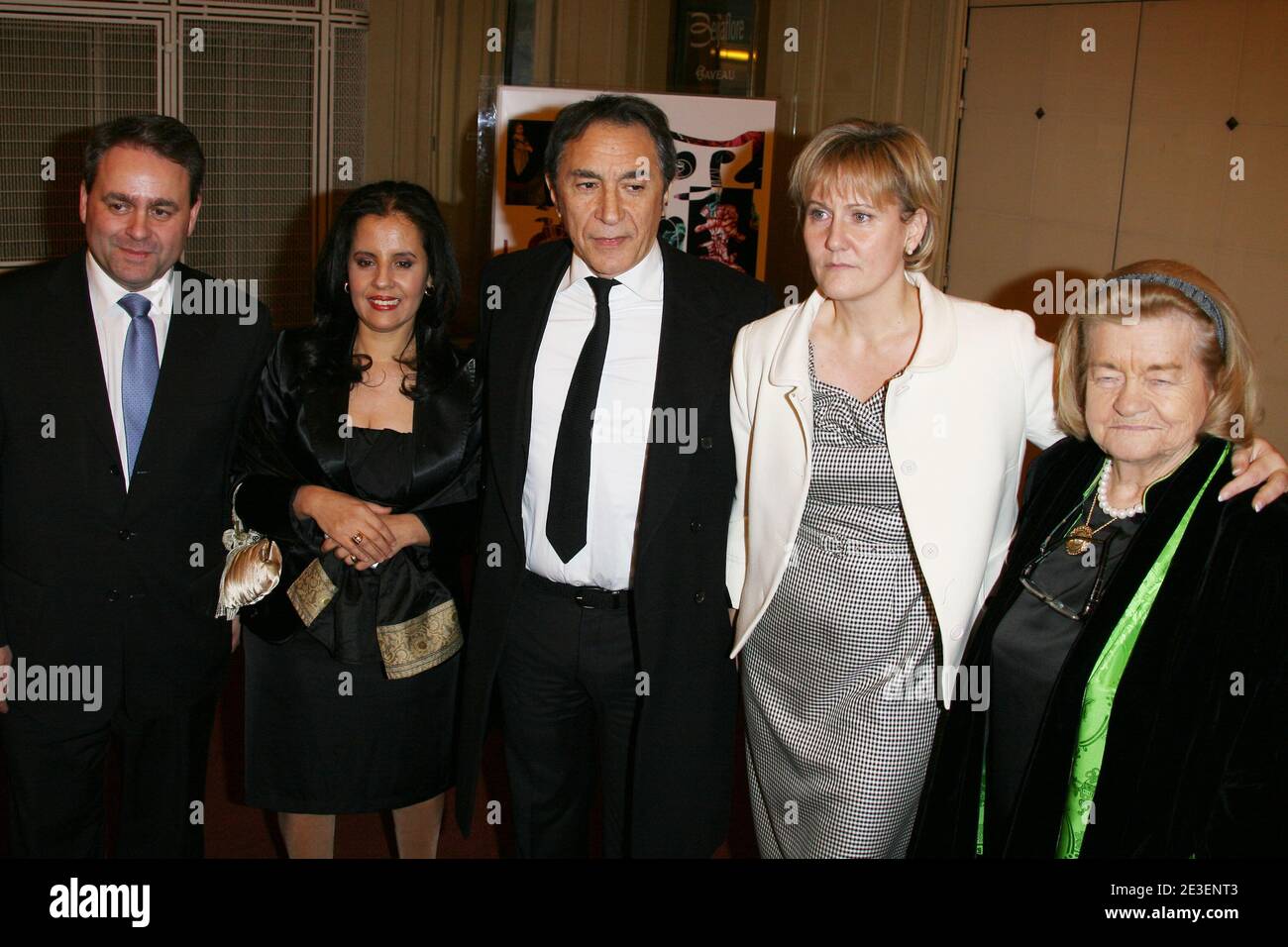 (L-R) Xavier Bertrand, Richard Berry, Nadine Morano and Simone Chalon ...