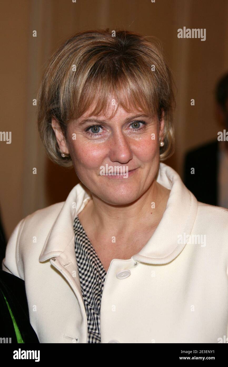 Nadine Morano arriving at the gala evening to benefit French charity ...