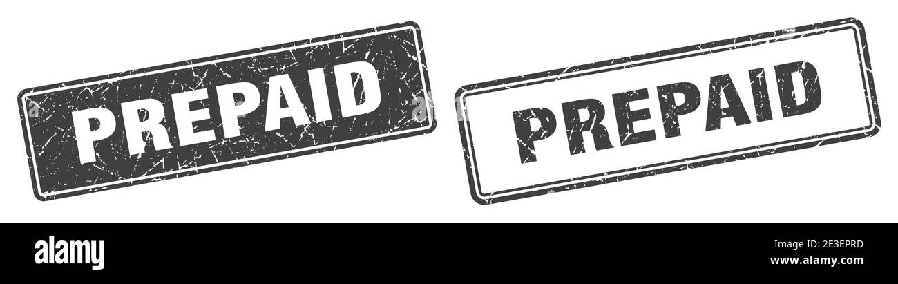 Prepaid stamp Stock Vector Images - Alamy