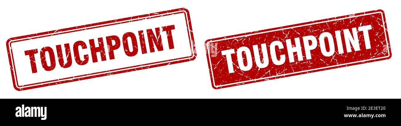 touchpoint square stamp. touchpoint grunge sign set Stock Vector Image & Art - Alamy