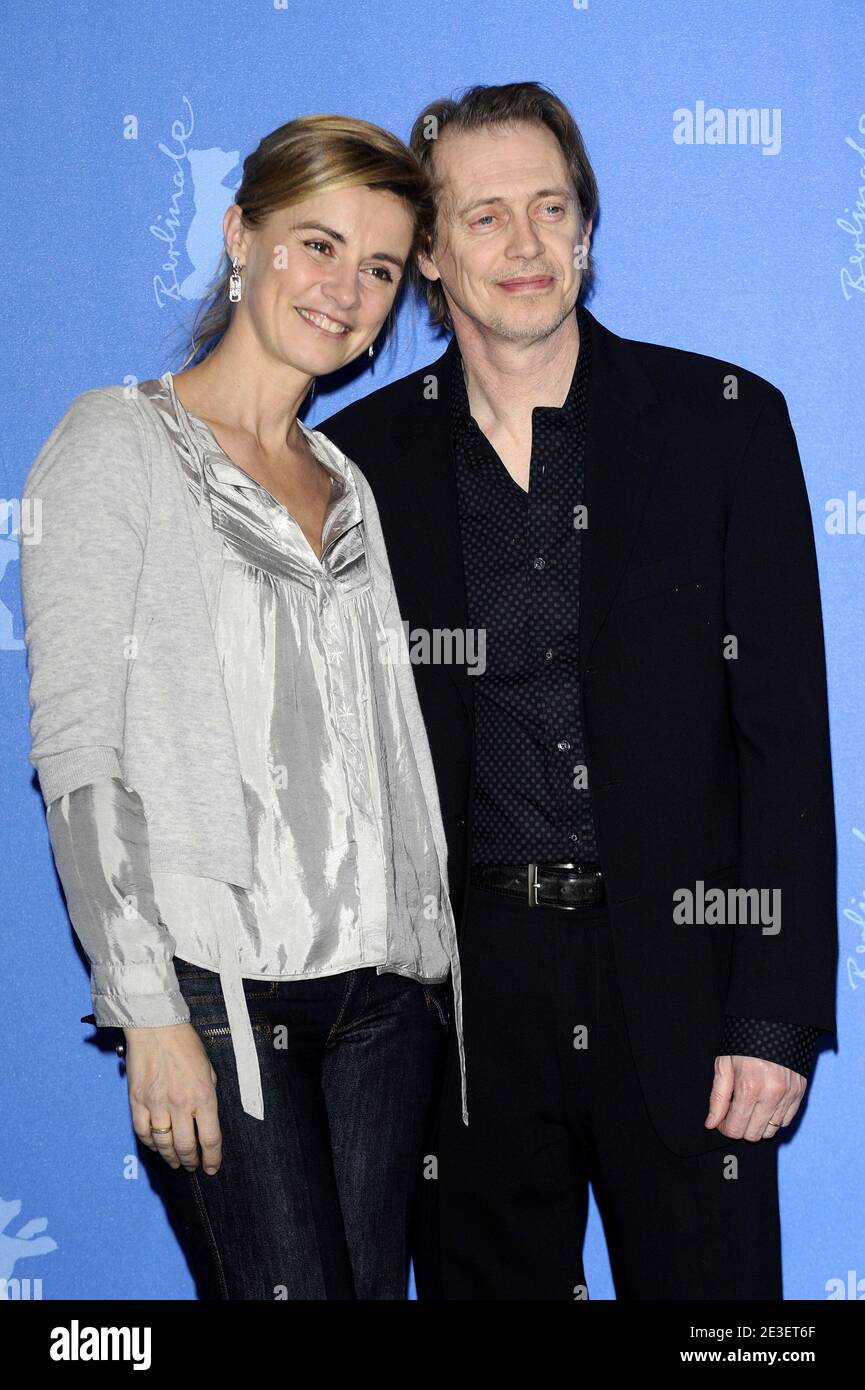 Actors Steve Buscemi and Anne Consigny attend the 'John Rabe' photocall ...