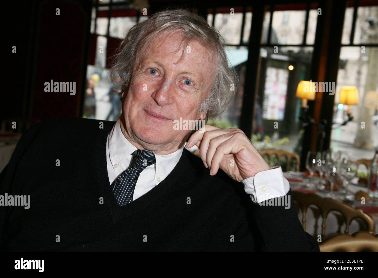 EXCLUSIVE. Actor Claude Rich poses for our photographer during the ...