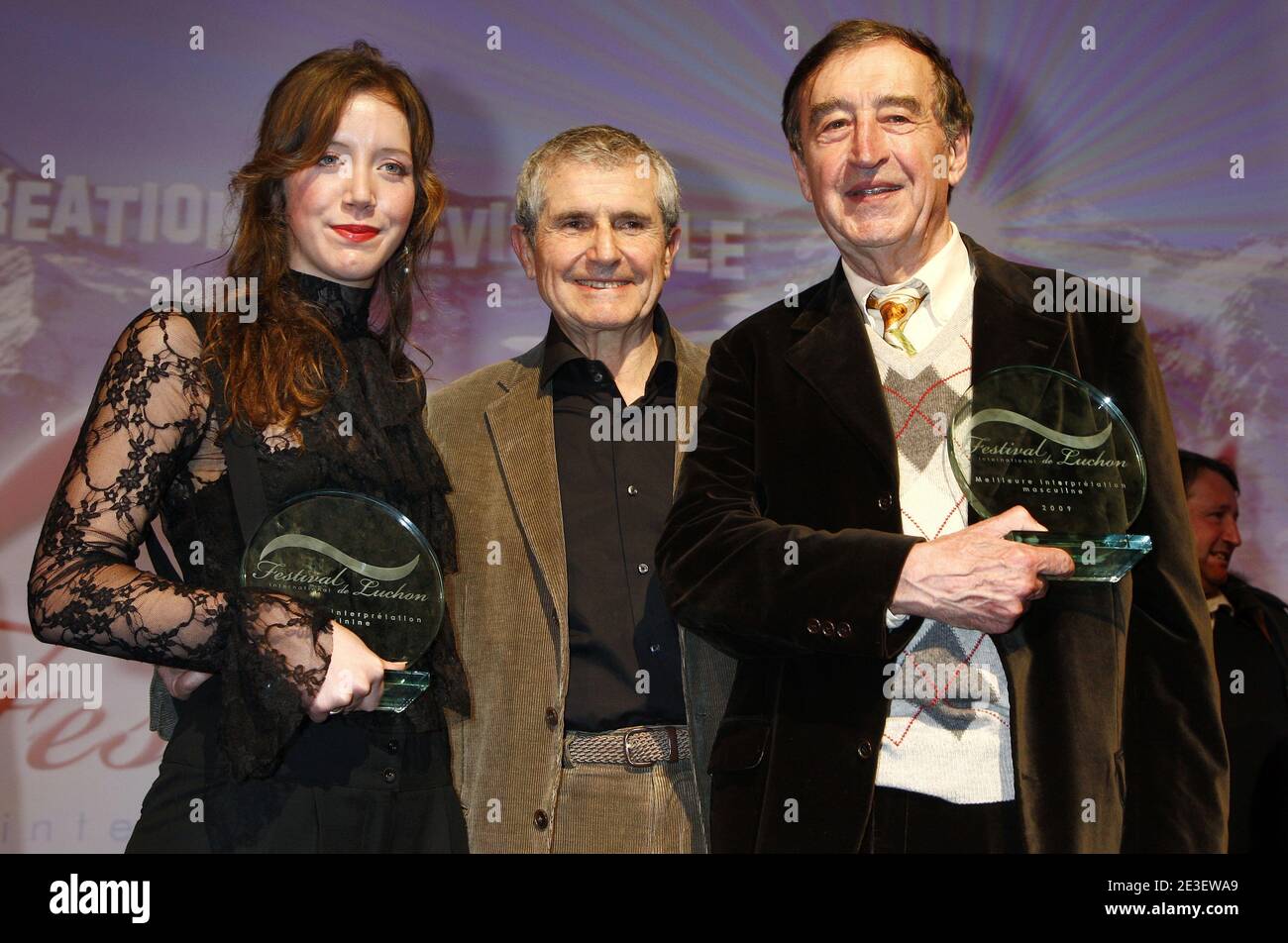 Sara Giraudeau, Claude Lelouch and Pierre Vernier attending the 11th ...