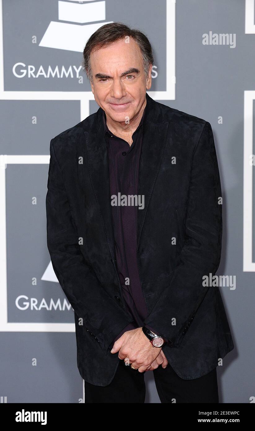 Neil Diamond arriving at the 51st Annual Grammy Awards, held at the ...