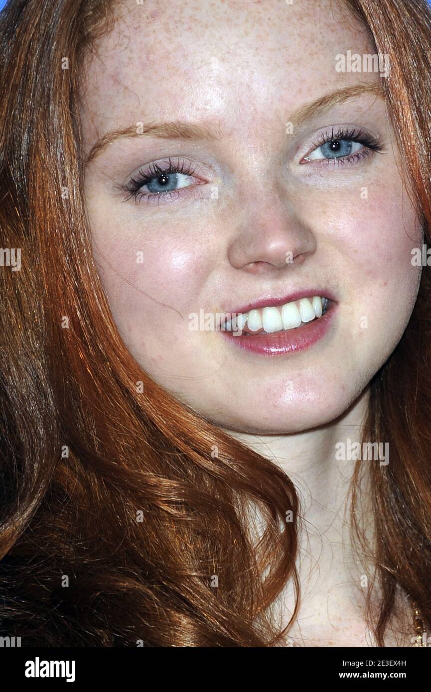 British actress and model Lily Cole poses during a photocall for the ...