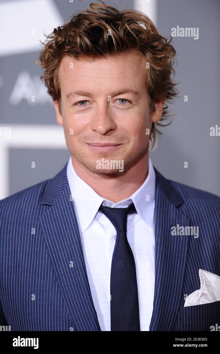 Simon Baker arriving at the 51st Annual Grammy Awards, held at the ...