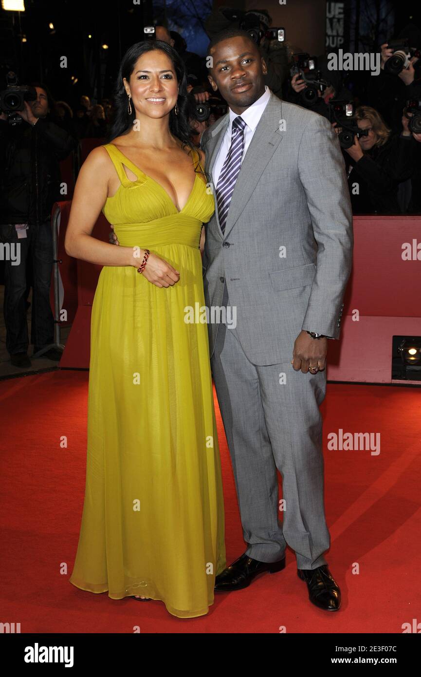Actor Derek Luke and his wife Sophia attend the premiere of 'Notorious ...