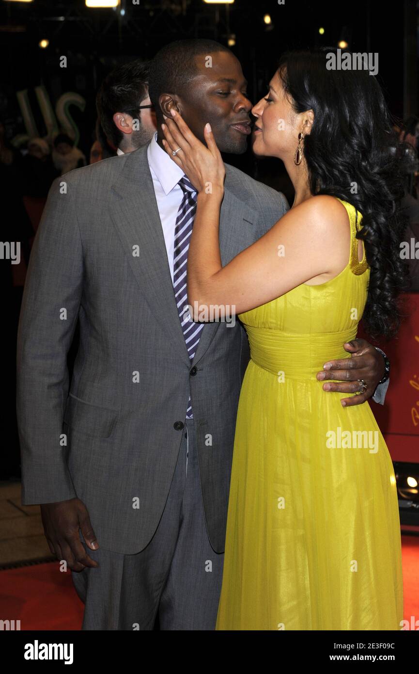 Actor Derek Luke and his wife Sophia attend the premiere of 'Notorious ...