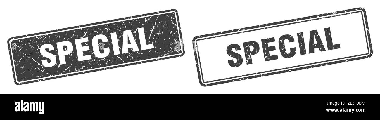 special square stamp. special grunge sign set Stock Vector Image & Art ...