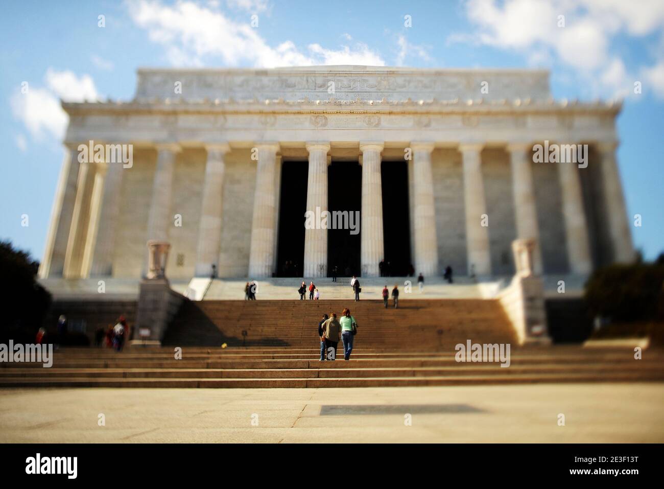 The Lincoln Memorial on February 12, 2009 in Washington, DC. The ...