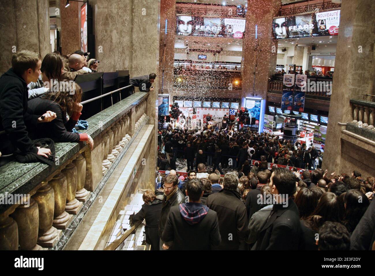 Singer Group 'Superbus' performing live during a show case held at the ...