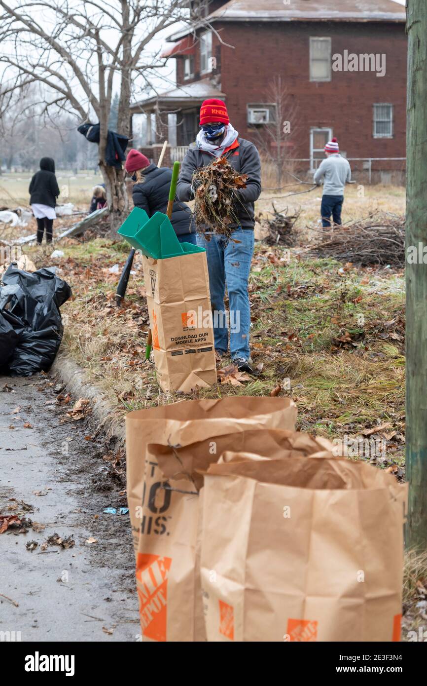Detroit michigan martin luther king hi-res stock photography and images ...