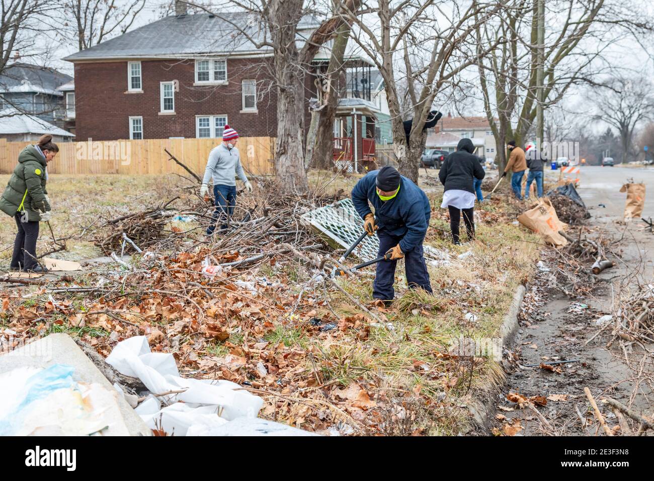 Village volunteers hi-res stock photography and images - Alamy