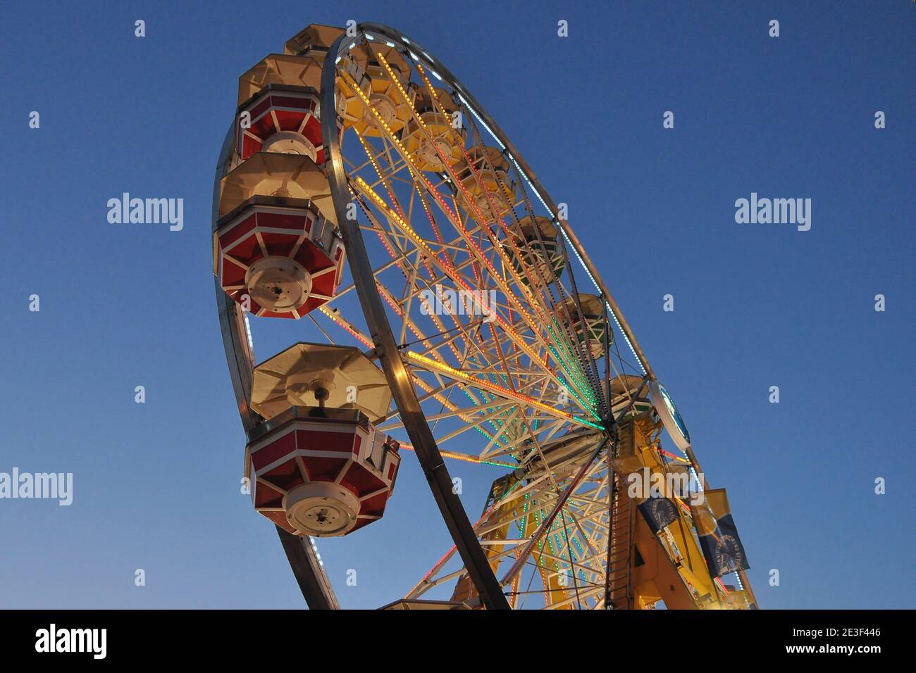 Tourists visiting Ferris wheel at CNE, Toronto, Ontario, Canada Stock ...